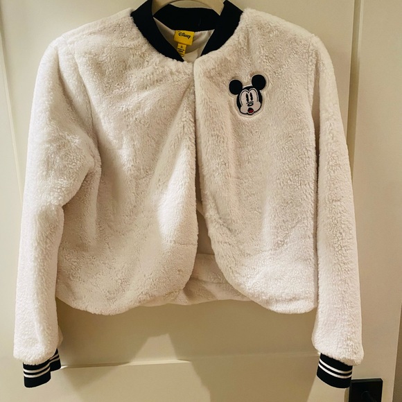 Disney | Jackets & Coats | Disney Mickey Mouse Child Size Small White ...